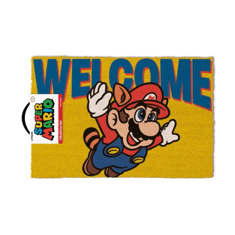 Felpudo Nintendo Super Mario Welcome - Friki Locura Regalo Original